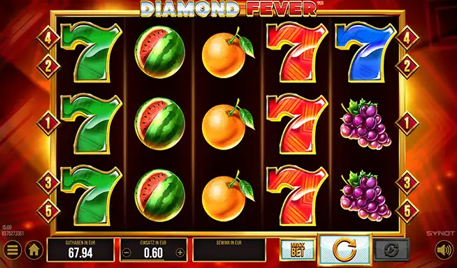 Diamond Fever online spielen – Freispiele & Multiplikator bei Tipico Games